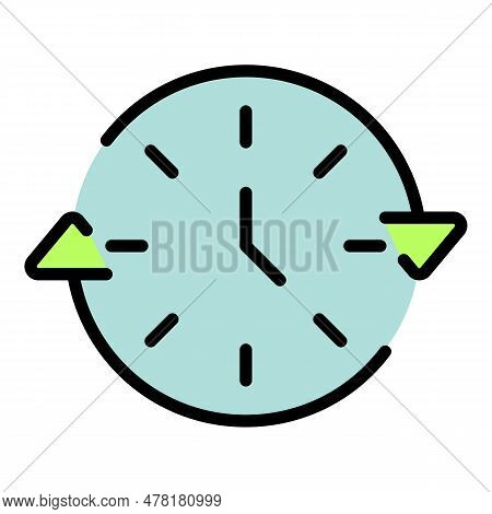 Late Work Timing Icon Vector & Photo (Free Trial) | Bigstock
