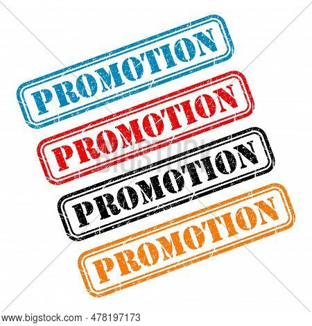Set Promotion Stamp Vector & Photo (Free Trial) | Bigstock