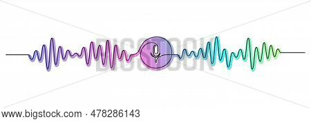 One Continuous Line Vector & Photo (Free Trial) | Bigstock