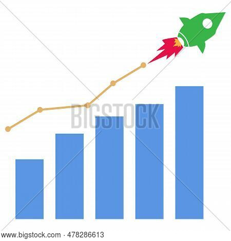 Financial Growth Icon Image & Photo (Free Trial) | Bigstock