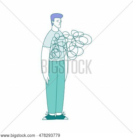 Sad Man Standing Vector & Photo (Free Trial) | Bigstock