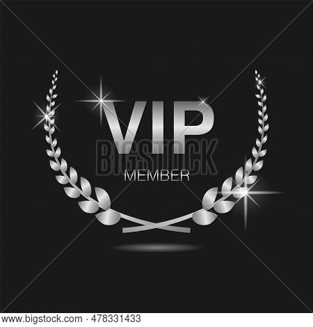 Vip Member Silver Vector & Photo (Free Trial) | Bigstock