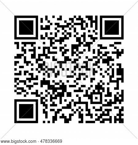 Black White Qr Code. Vector & Photo (Free Trial) | Bigstock
