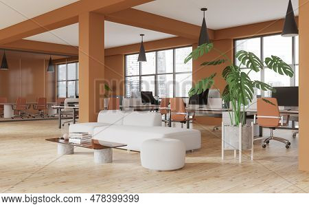 Corner Office Space Waiting Room