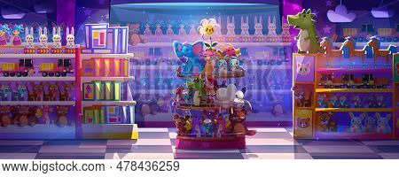 Night Toy Store Vector & Photo (Free Trial) | Bigstock