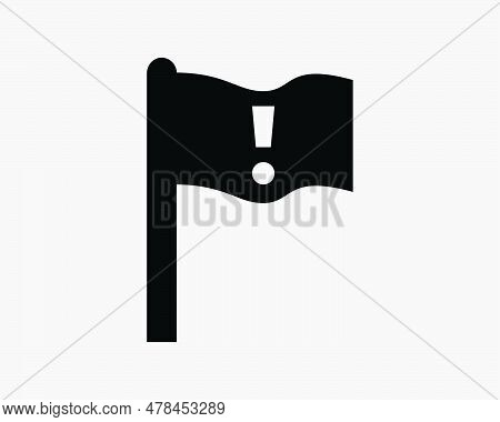 Alert Flag Icon. Vector & Photo (Free Trial) | Bigstock