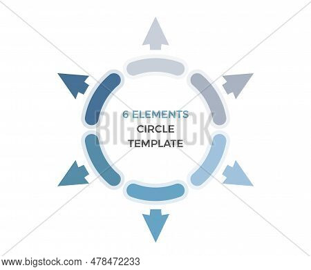 Circles Divided On Vector & Photo (Free Trial) | Bigstock
