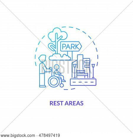 Rest Areas Blue Vector & Photo (Free Trial) | Bigstock