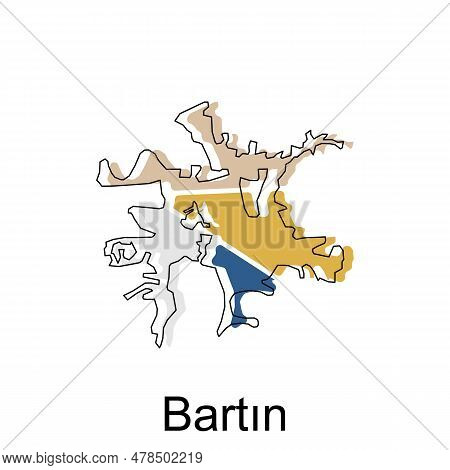 Map Bartin Province Vector & Photo (Free Trial) | Bigstock