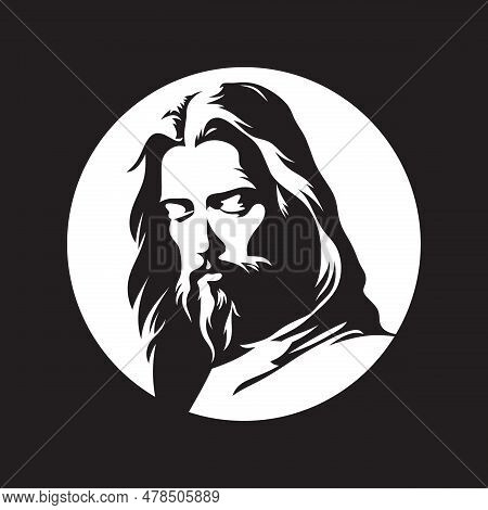 Jesus Christ Head Vector & Photo (Free Trial) | Bigstock