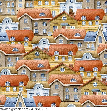 Old Town Houses Image & Photo (Free Trial) | Bigstock