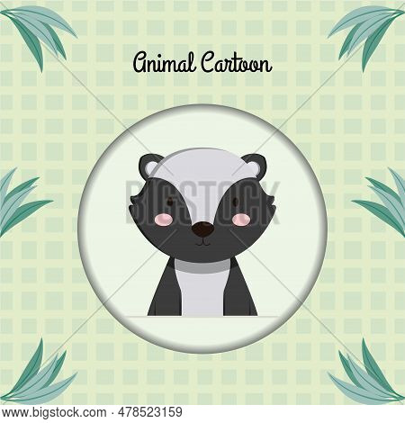 Isolated Cute Polecat Vector & Photo (Free Trial) | Bigstock