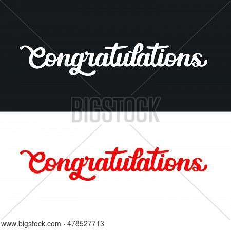 Congratulations Hand Vector & Photo (Free Trial) | Bigstock