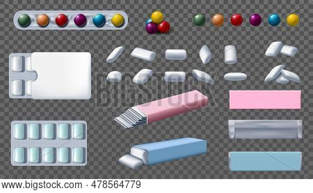 Chewing Gum Pack. Vector & Photo (Free Trial) | Bigstock