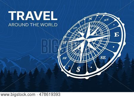 Compass Rose Images, Illustrations & Vectors (Free) - Bigstock