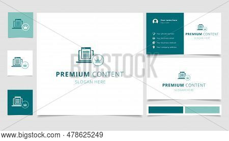 Premium Content Logo Vector & Photo (Free Trial) | Bigstock