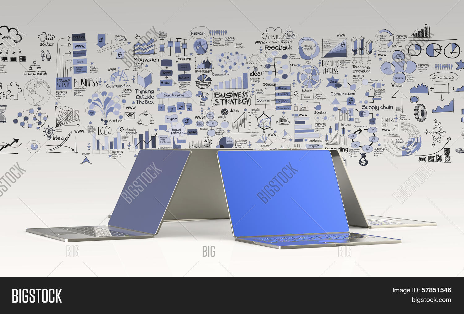 3D Laptop Computer Image & Photo (Free Trial) | Bigstock