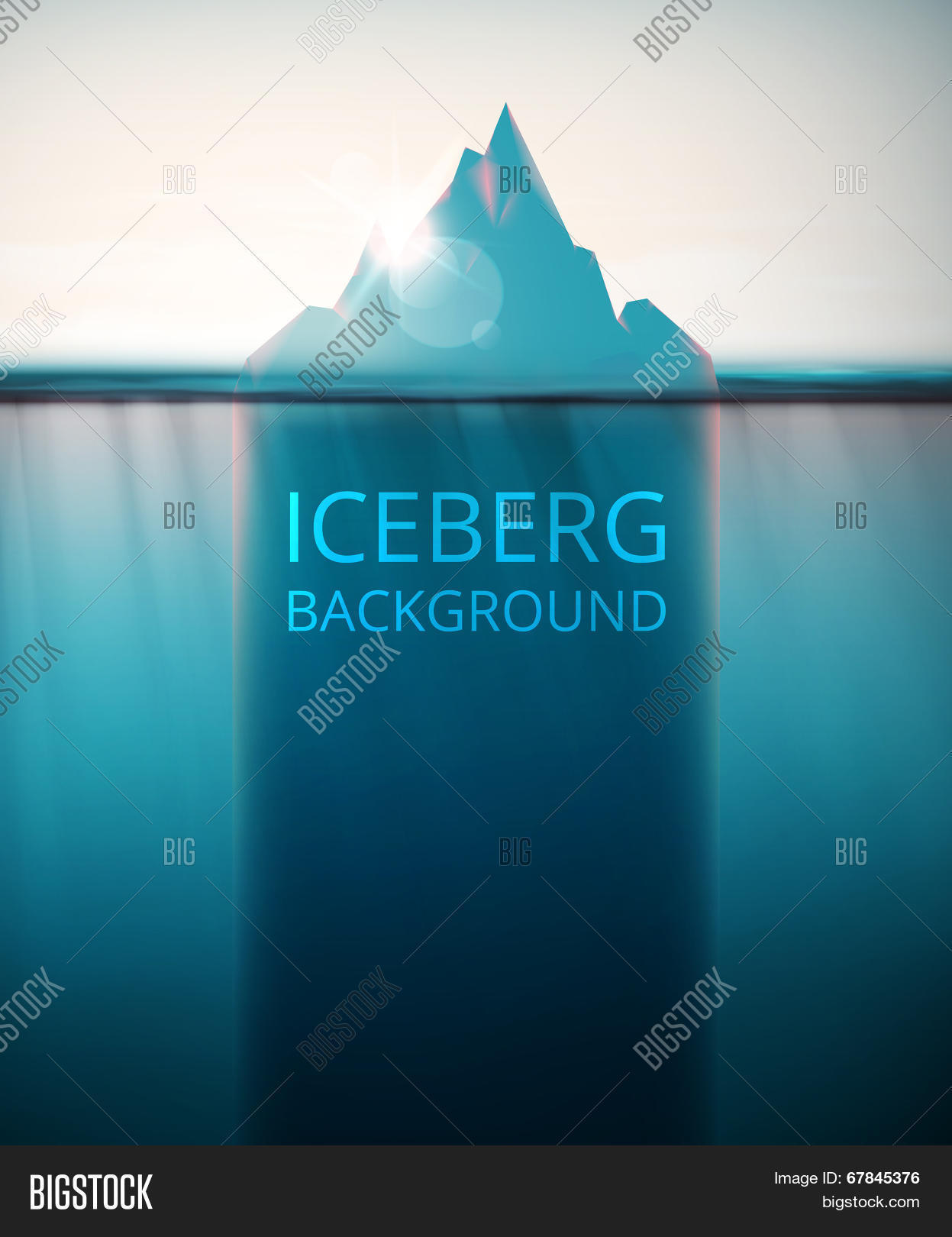 Iceberg Background Vector & Photo (Free Trial) | Bigstock