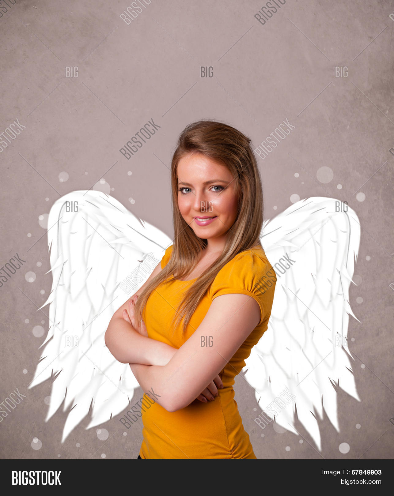 Cute Person Angel Image & Photo (Free Trial) | Bigstock