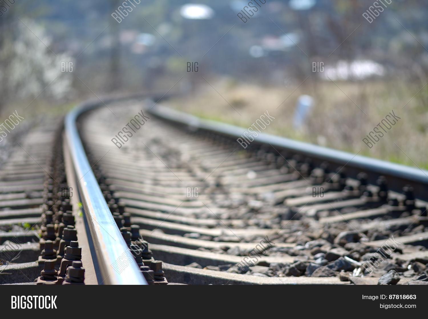 Railroad Rails Image & Photo (Free Trial) | Bigstock