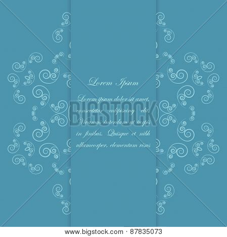 Blue Card Design Vector & Photo (Free Trial) | Bigstock