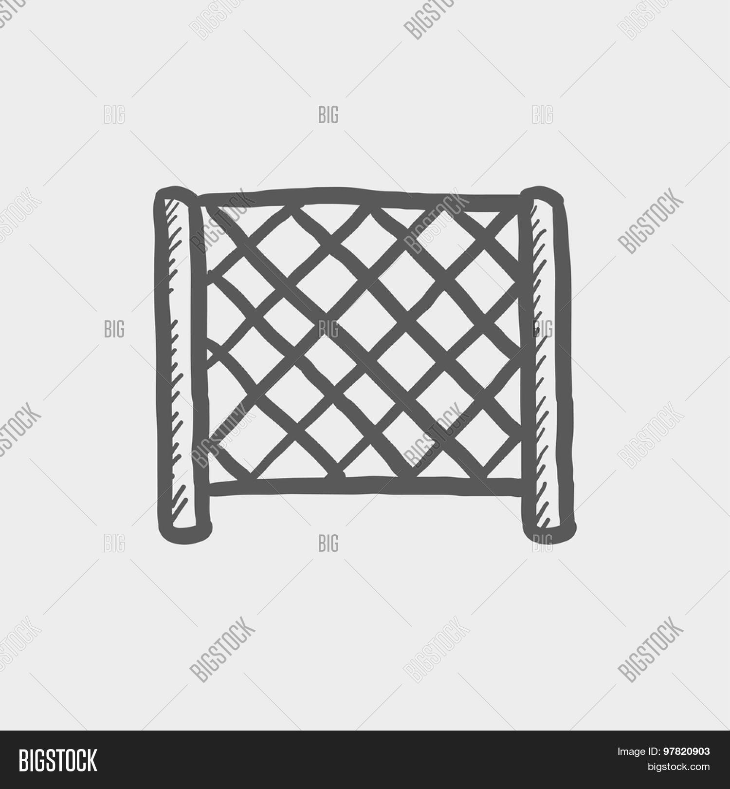 Ice Hockey Goal Net Vector & Photo (Free Trial) | Bigstock