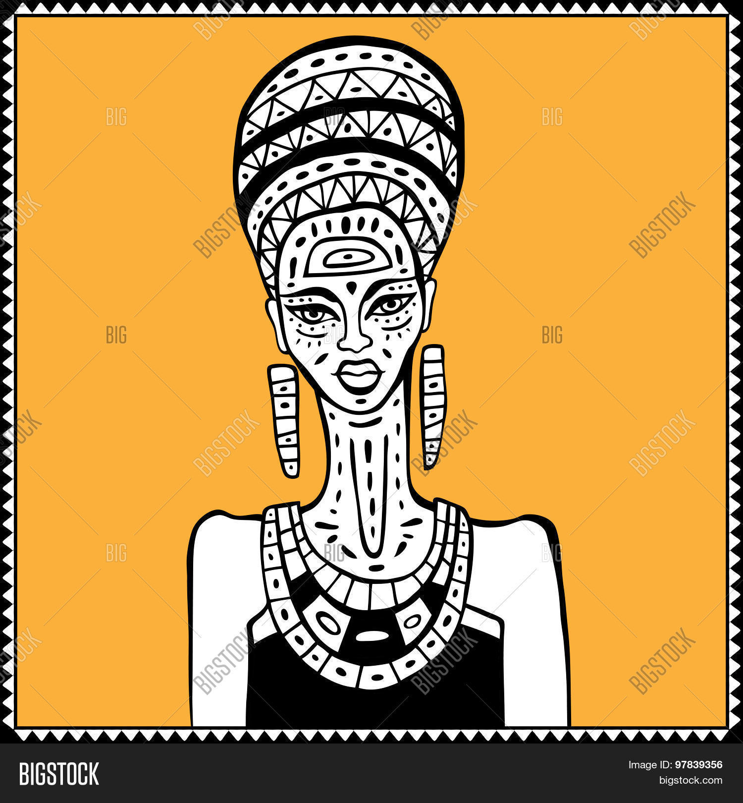 African Woman Vector & Photo (Free Trial) | Bigstock