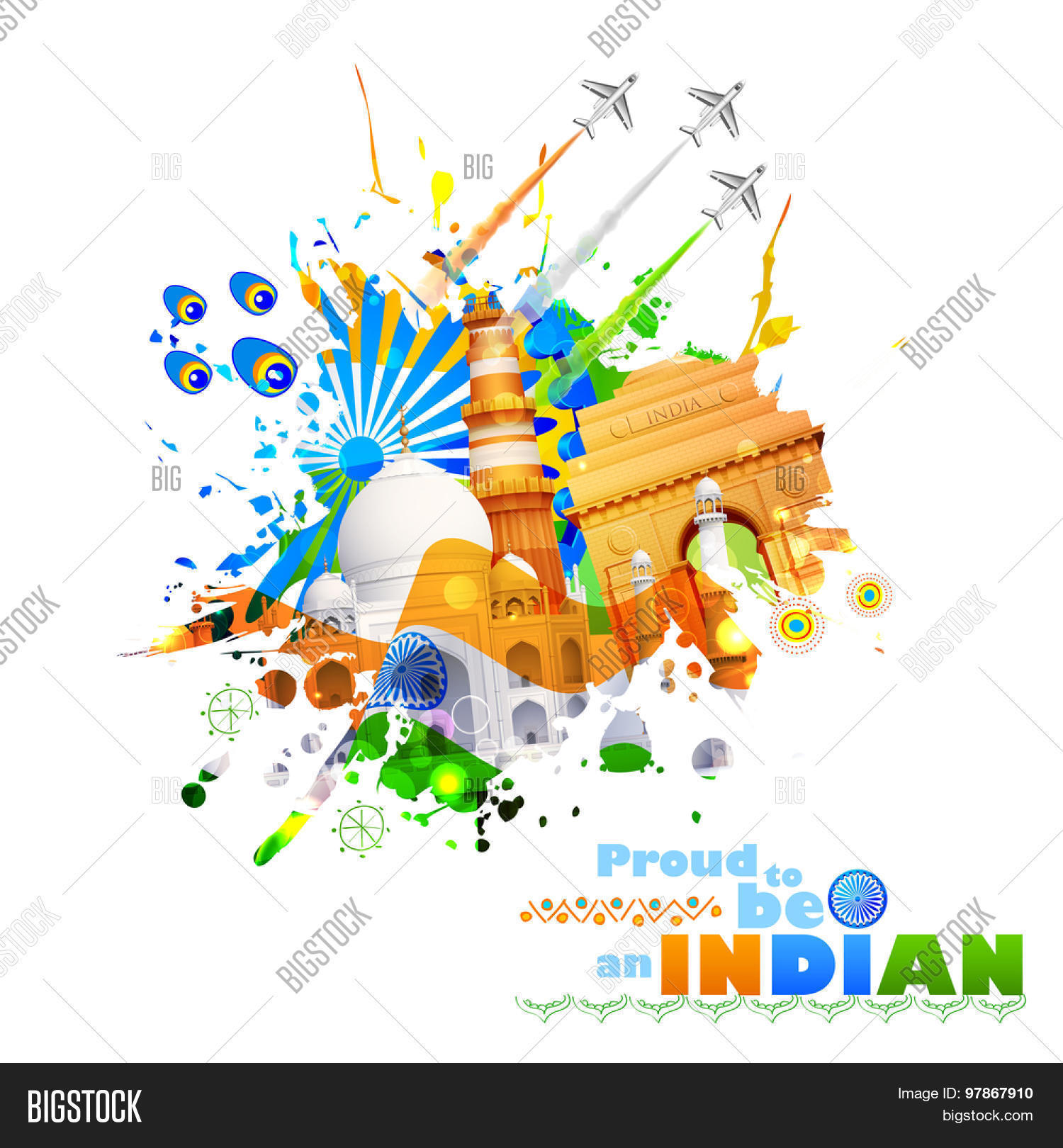 Illustration India Vector & Photo (Free Trial) | Bigstock