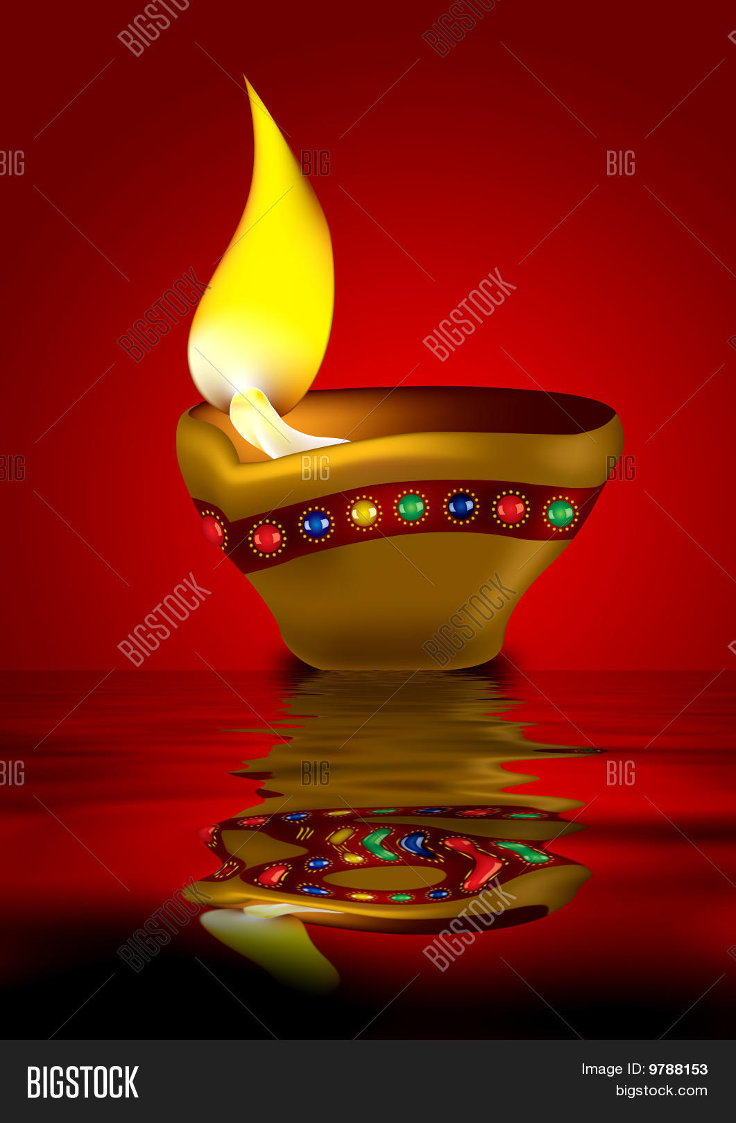 Diwali Diya - Oil Lamp Image & Photo (Free Trial) | Bigstock