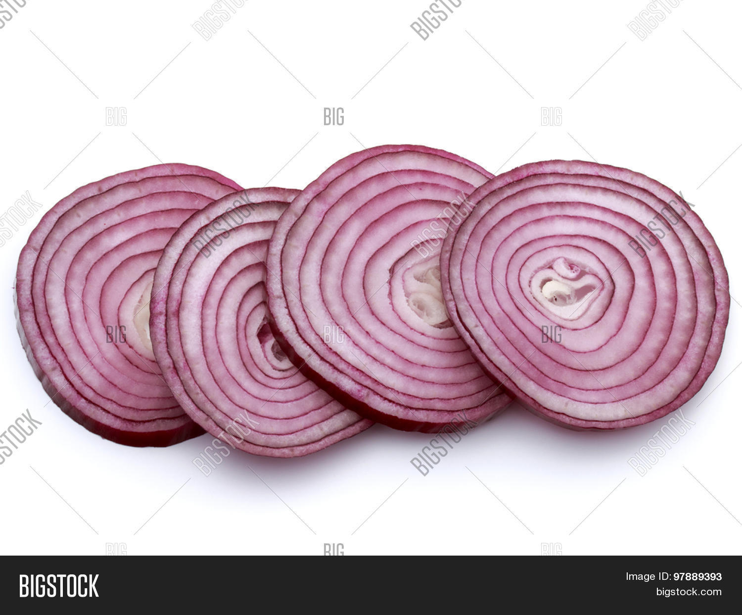 Sliced Red Onion Rings Image & Photo (Free Trial) | Bigstock