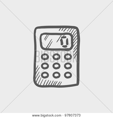 Calculator Sketch Vector & Photo (Free Trial) | Bigstock
