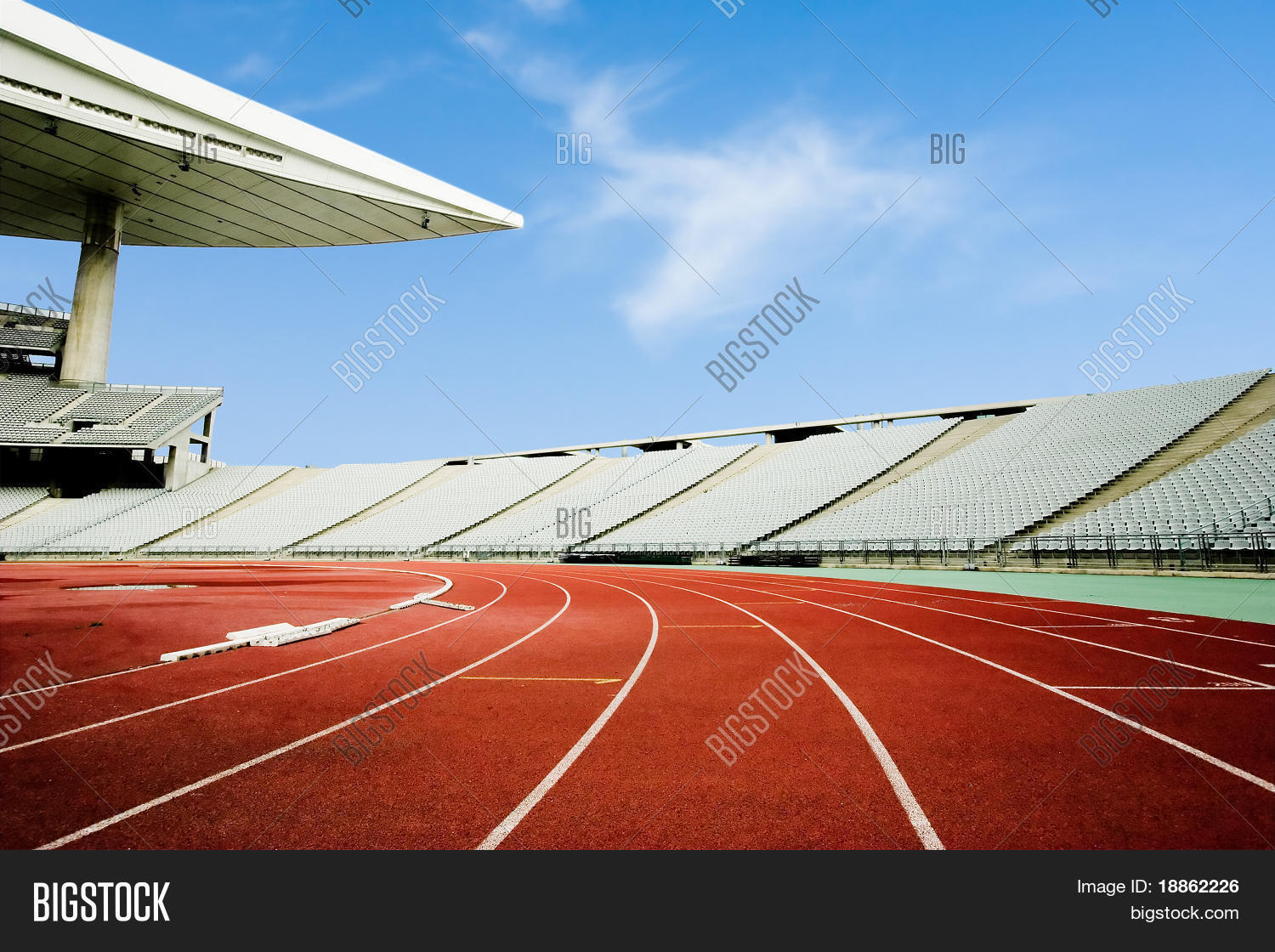 Running Tracks Empty Image & Photo (Free Trial) | Bigstock