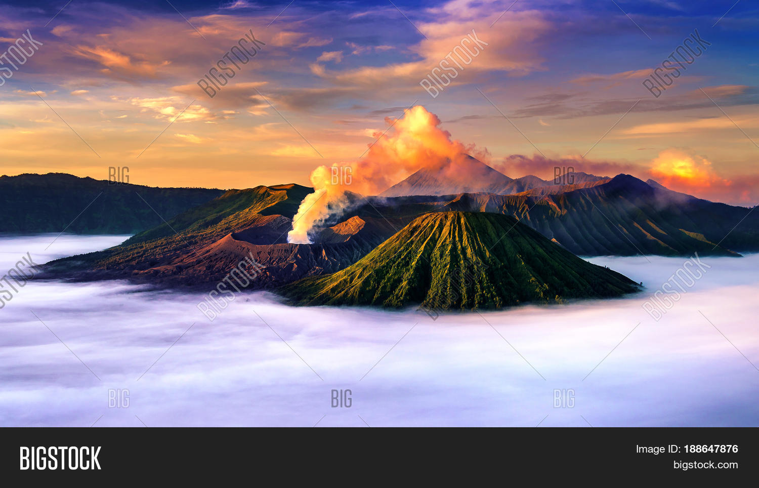 Mount Bromo Volcano ( Image & Photo (Free Trial) | Bigstock
