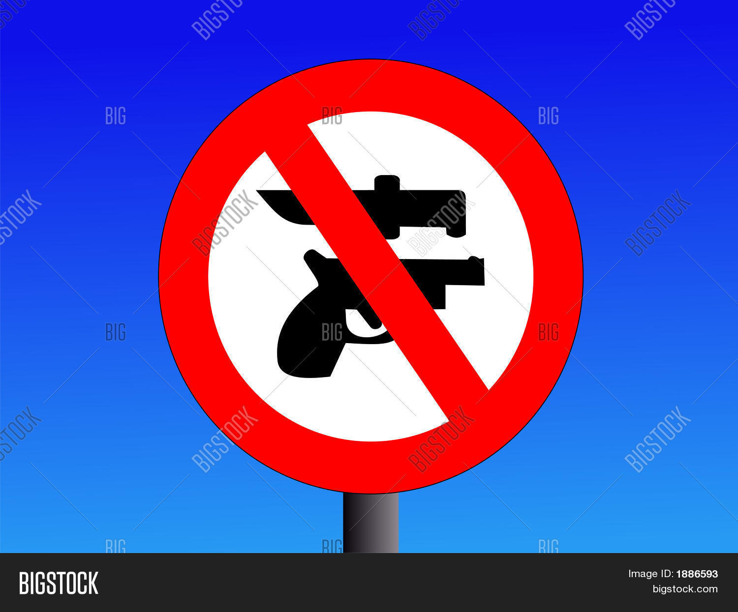 No Weapons Signs Image & Photo (Free Trial) | Bigstock