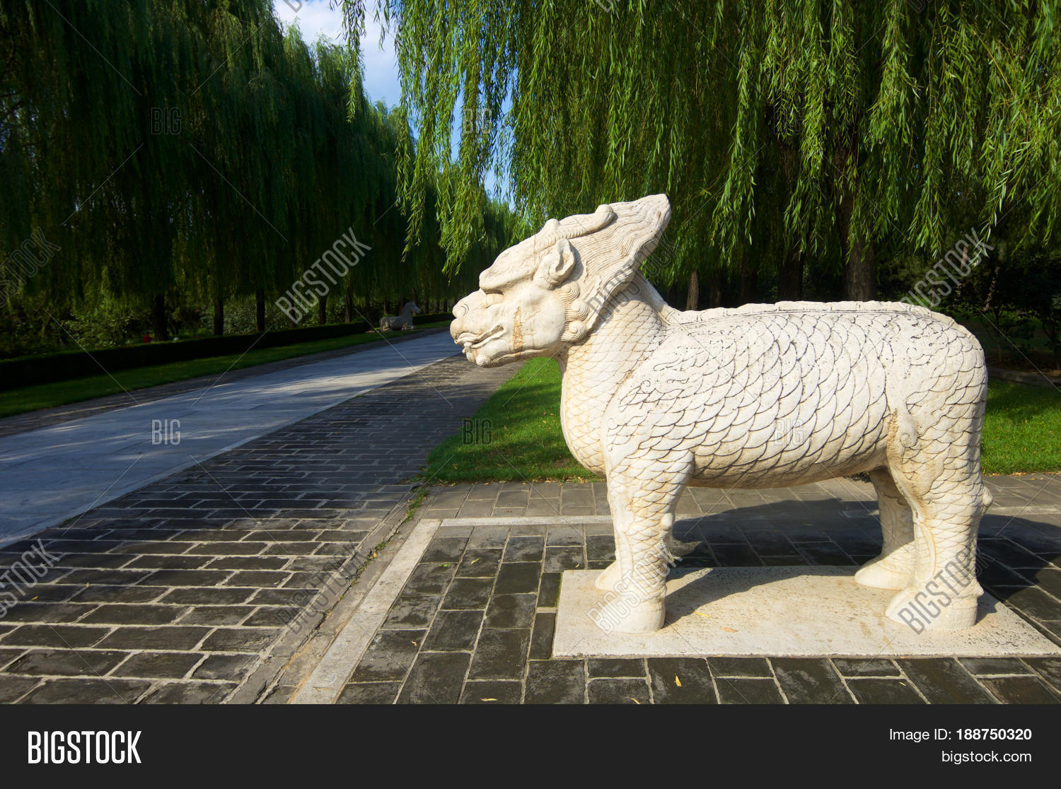 Statue Standing Qilin Image & Photo (Free Trial) | Bigstock