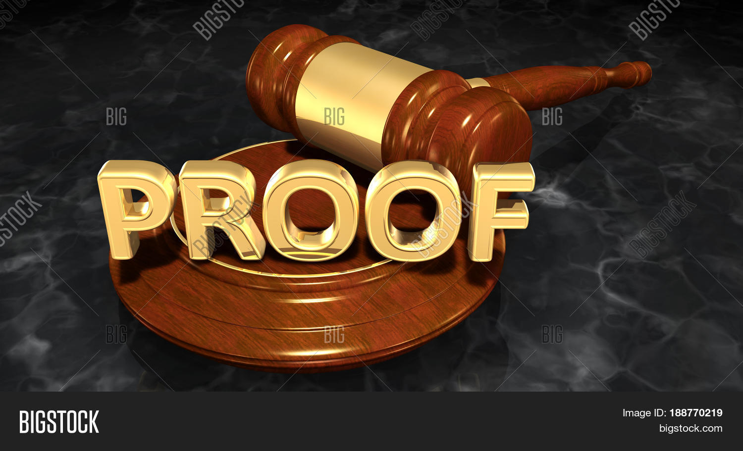 Proof Law Concept 3D Image & Photo (Free Trial) | Bigstock
