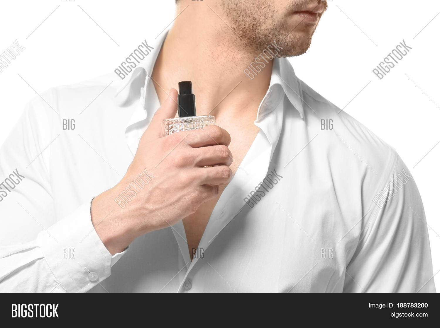 Man Using Perfume On Image & Photo (Free Trial) | Bigstock