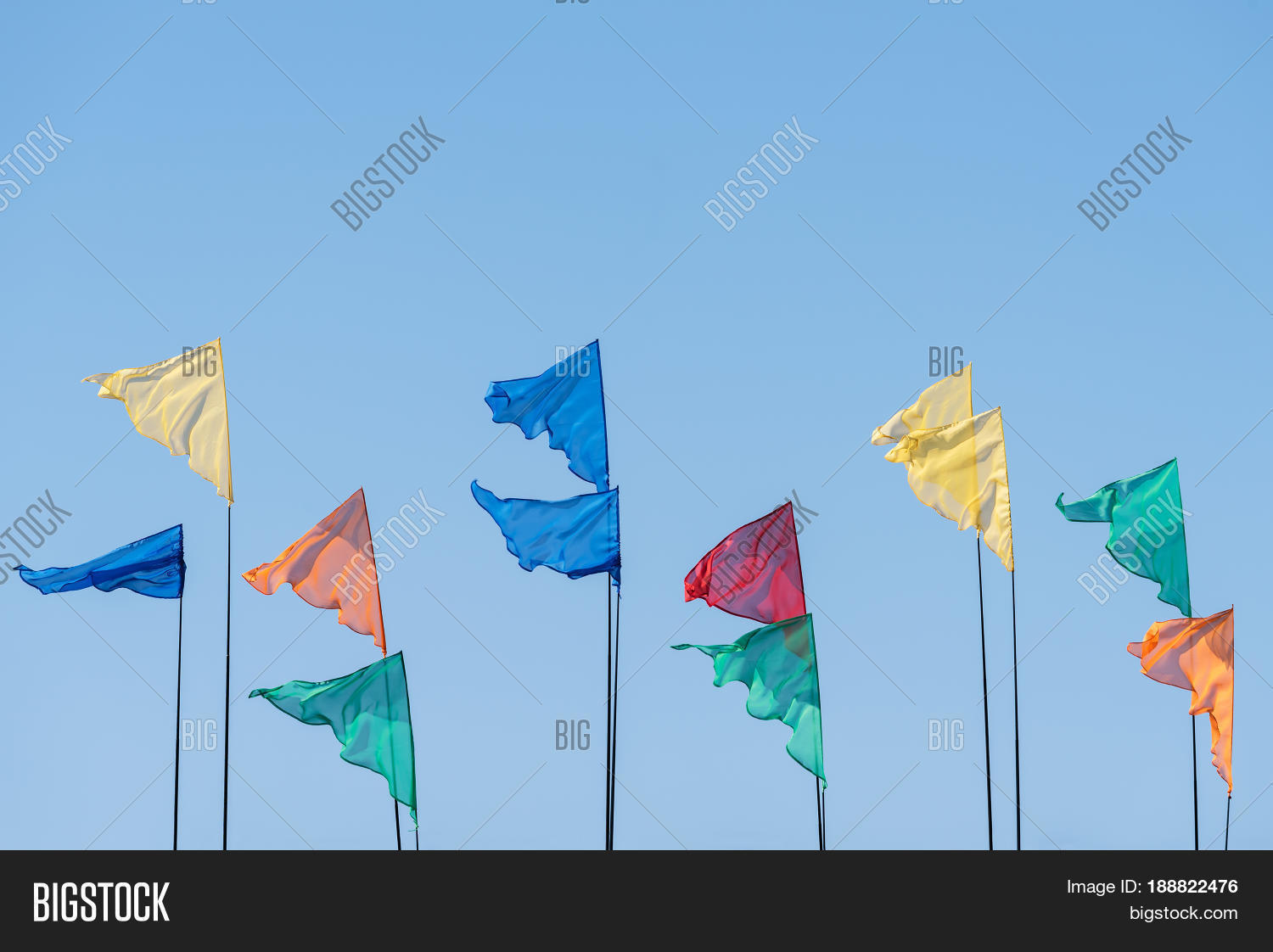 Flags Different Colors Image & Photo (Free Trial) | Bigstock