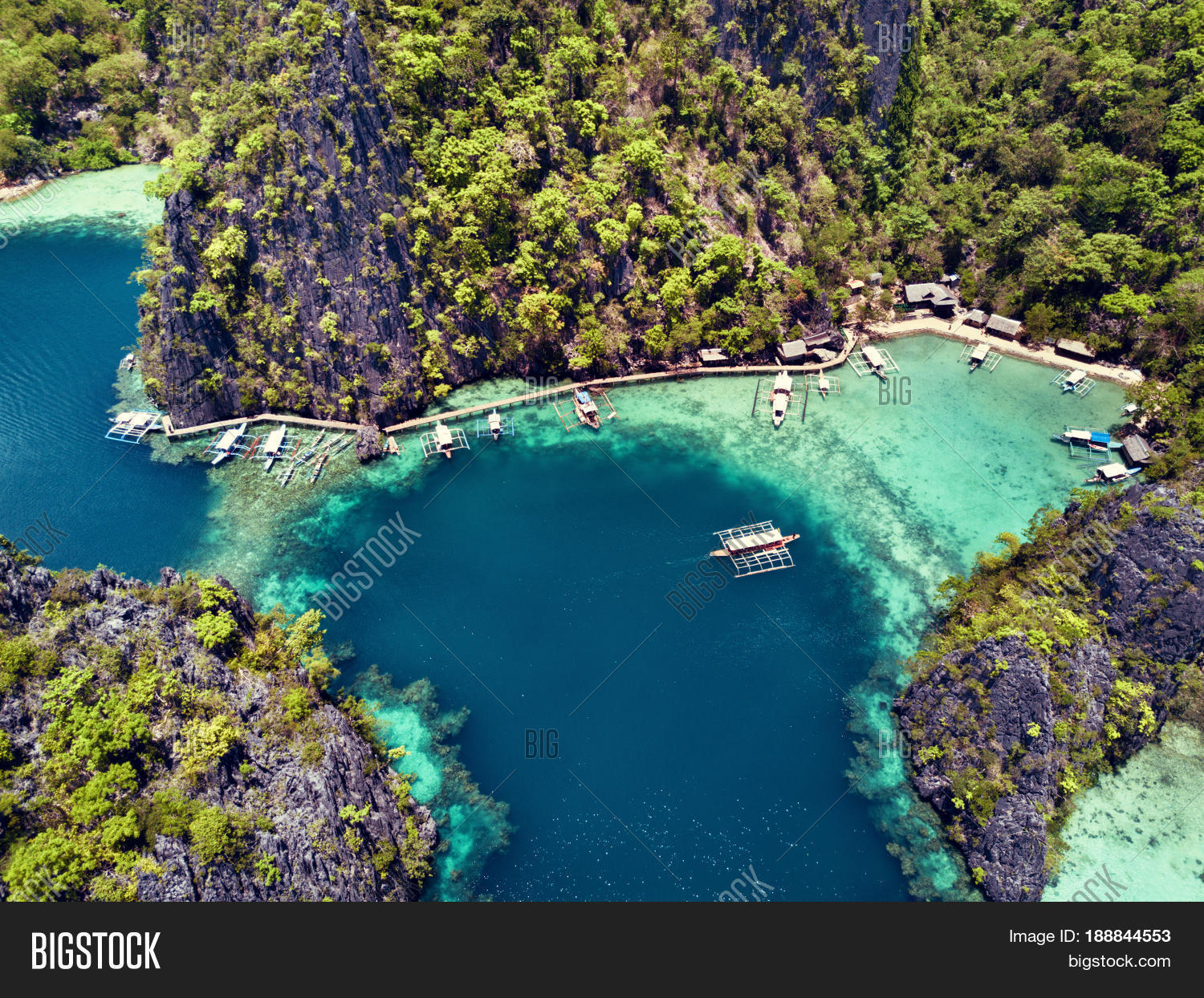 Aerial Top View Lagoon Image & Photo (Free Trial) | Bigstock