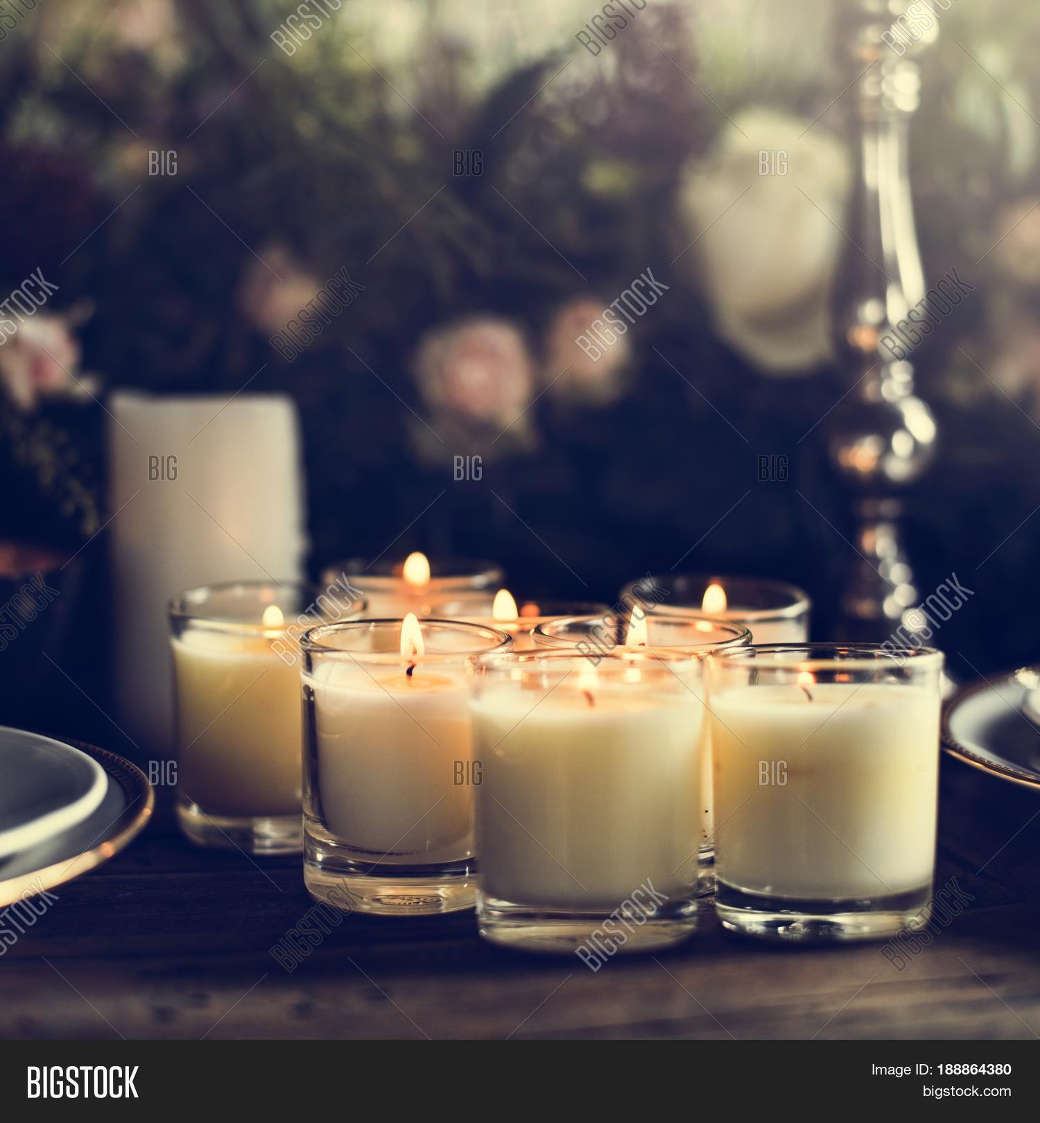 Candles Lighten On Image & Photo (Free Trial) | Bigstock