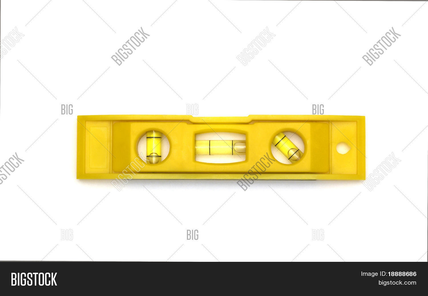 Yellow Level On White Image & Photo (Free Trial) | Bigstock