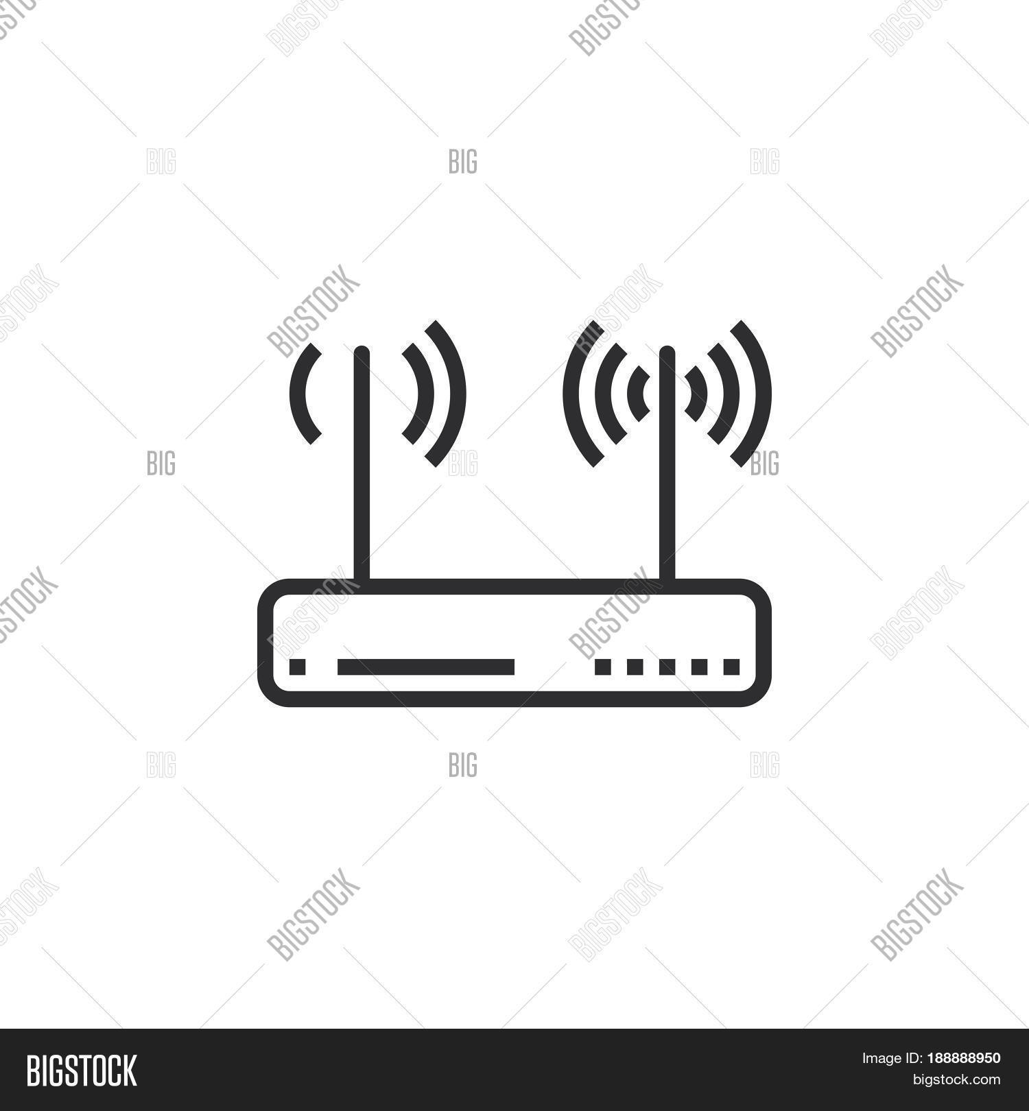Wifi Router, Wireless Vector & Photo (Free Trial) | Bigstock