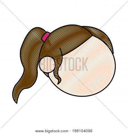 Drawing Head Girl No Vector & Photo (Free Trial) | Bigstock