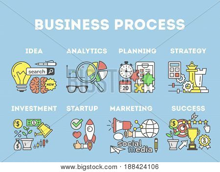 Business Process Vector & Photo (Free Trial) | Bigstock