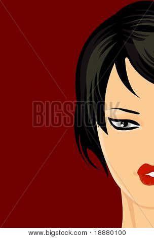 Vector Image Half Face Image & Photo (Free Trial) | Bigstock