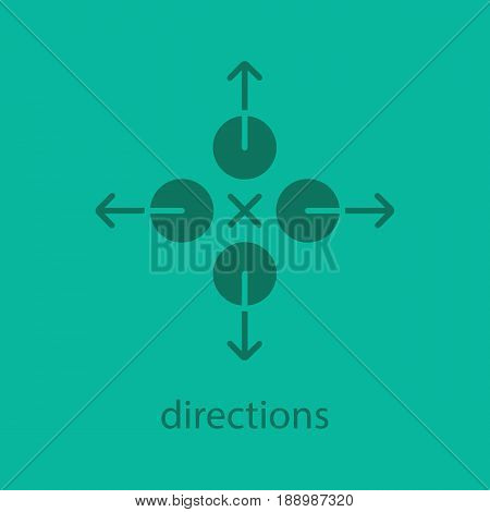 Directions Symbol Vector & Photo (Free Trial) | Bigstock