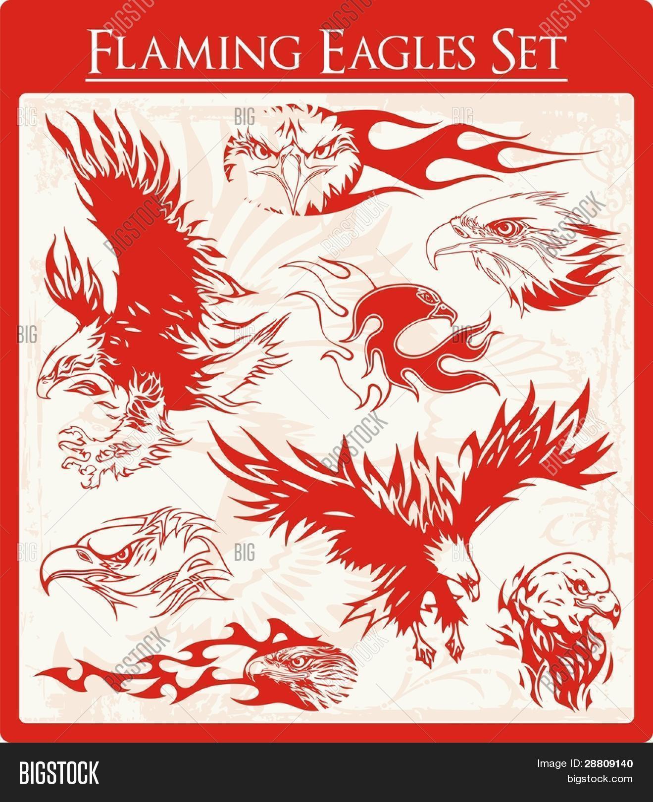 Vector Set Flaming Vector & Photo (Free Trial) | Bigstock