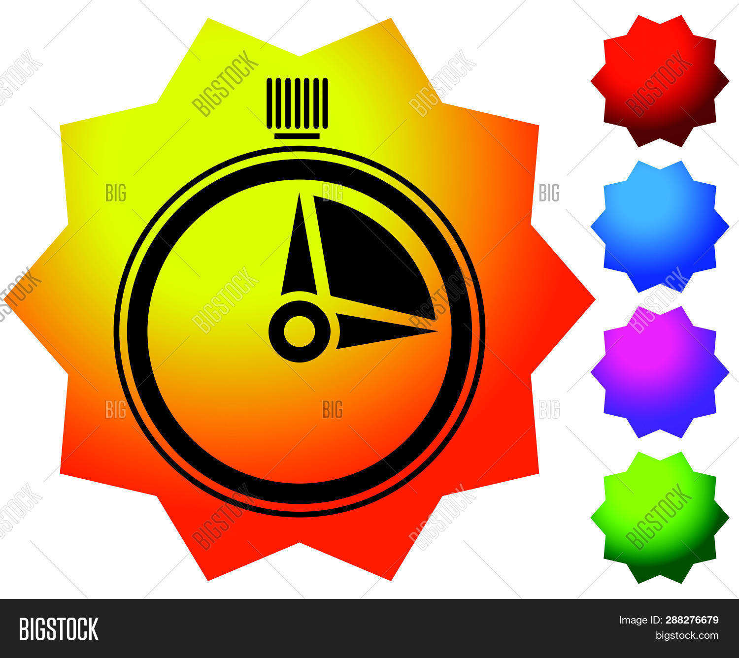Timer, Stopwatch Icon Vector & Photo (Free Trial) | Bigstock