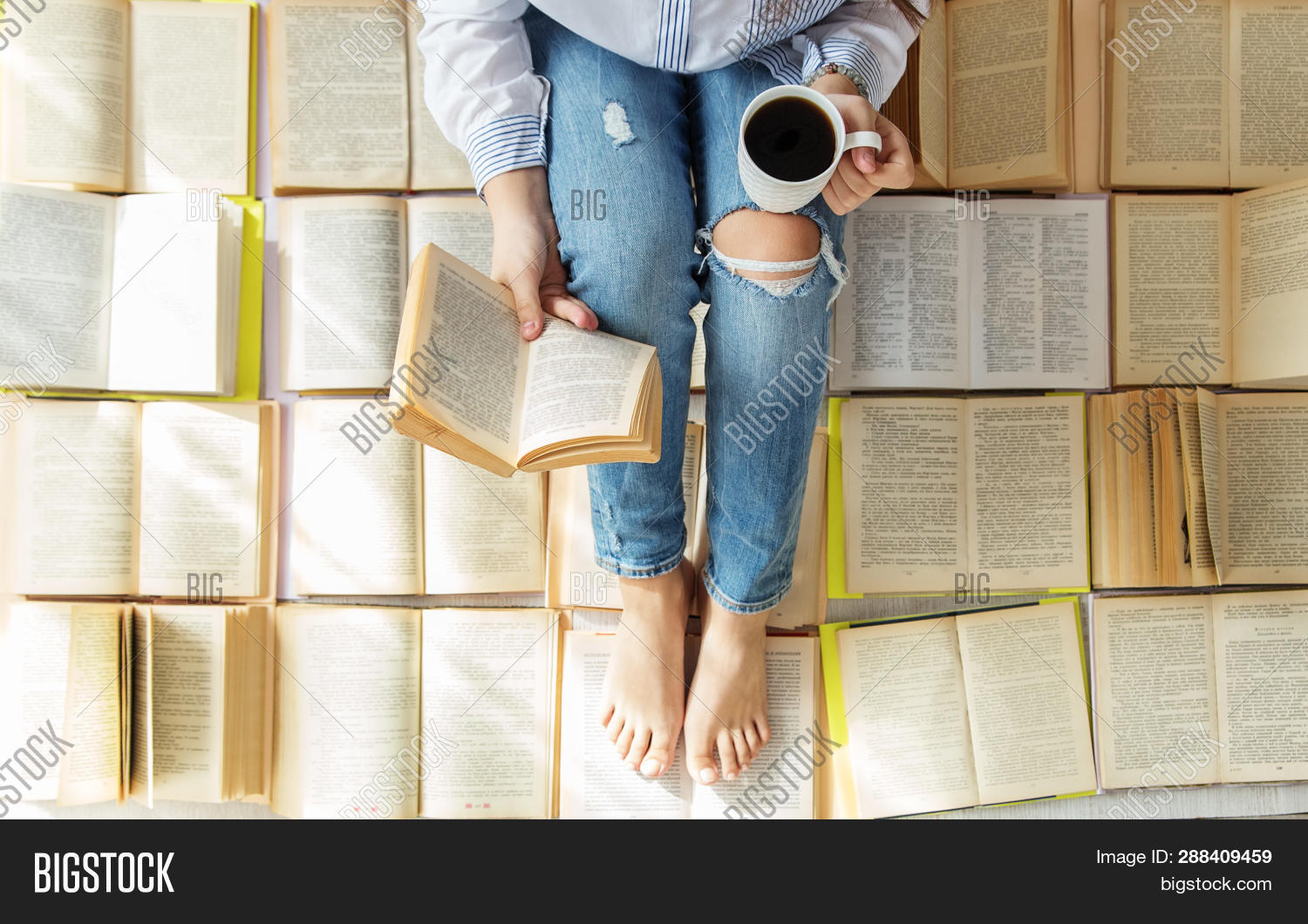 Young Woman Reads Book Image & Photo (Free Trial) | Bigstock