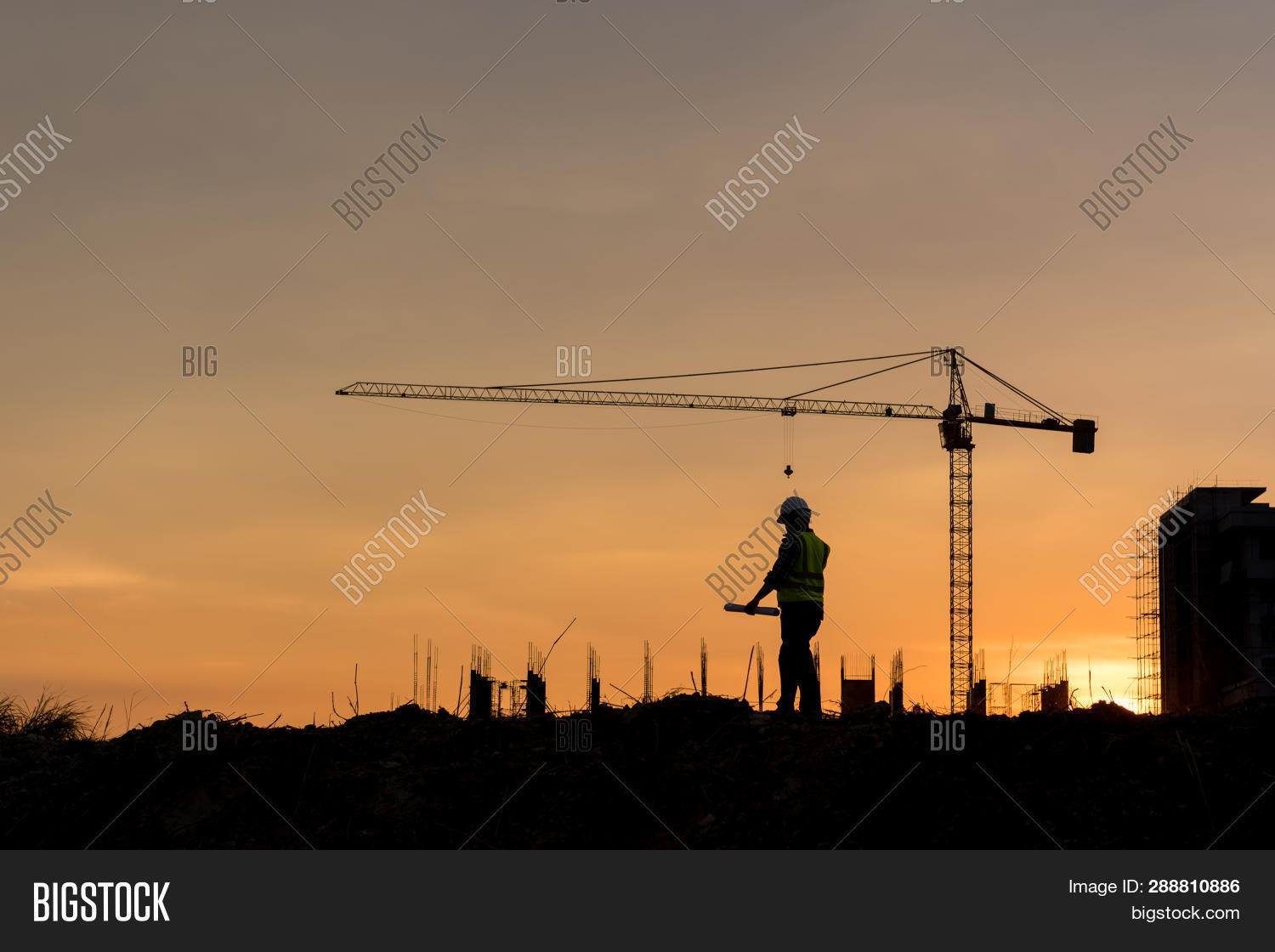 Silhouette Engineer Image & Photo (Free Trial) | Bigstock